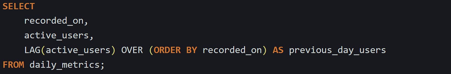Calculating Percent Change Between Rows in SQL