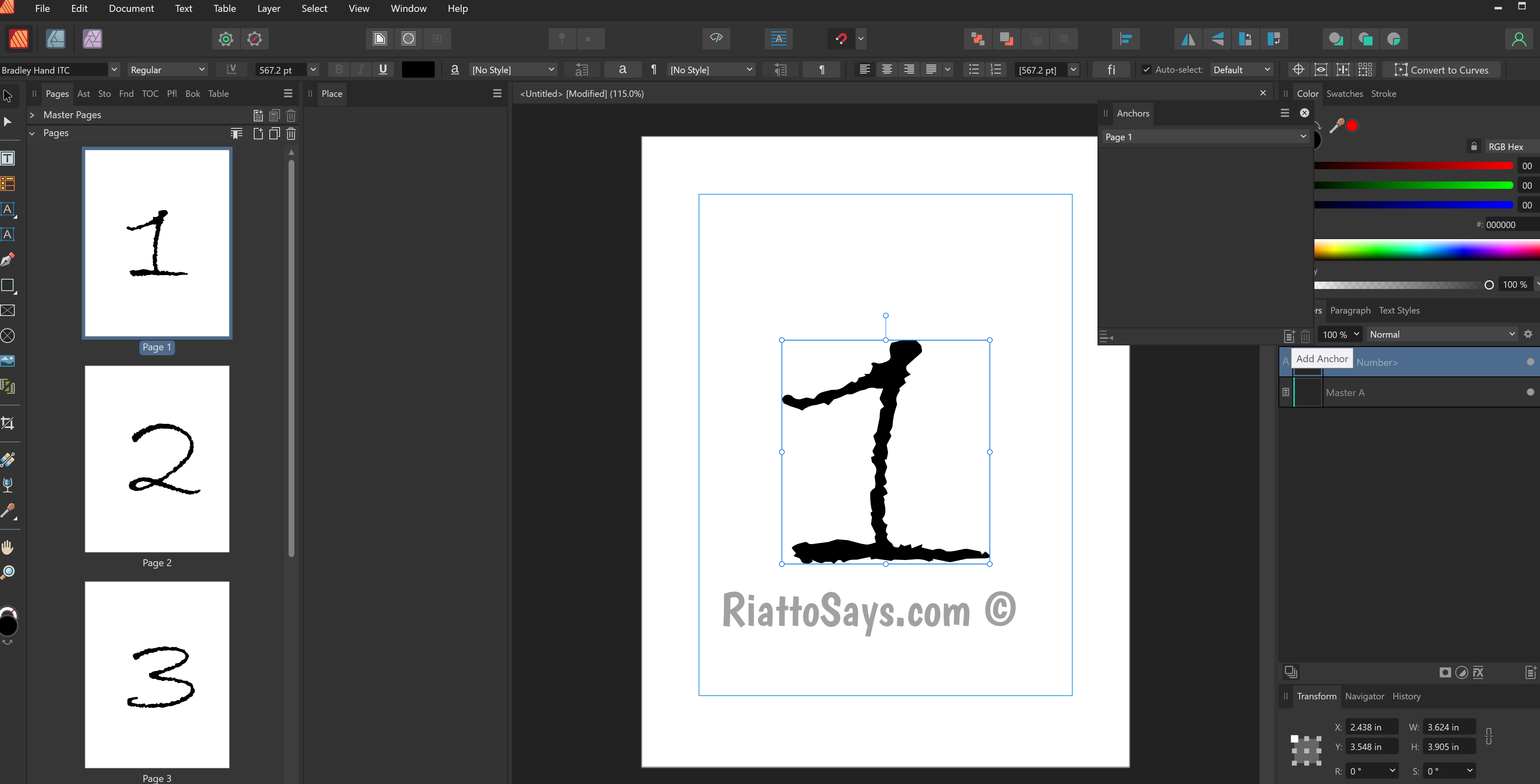 How to Create a Pdf File With Bookmarks and Hyperlinks in Affinity ...