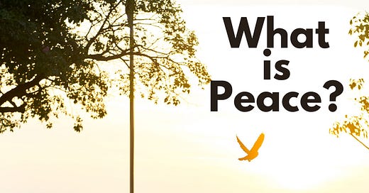 What is Peace? - by Bryon Lippincott