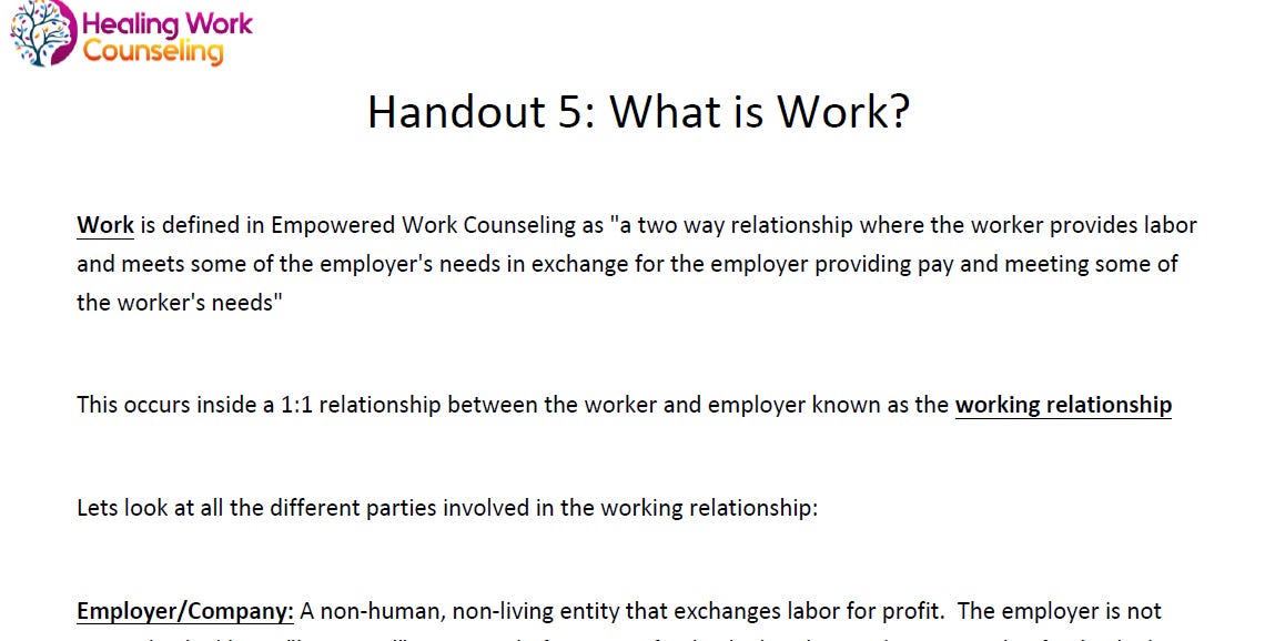 7. Handout 5: What is Work? (pt 1)