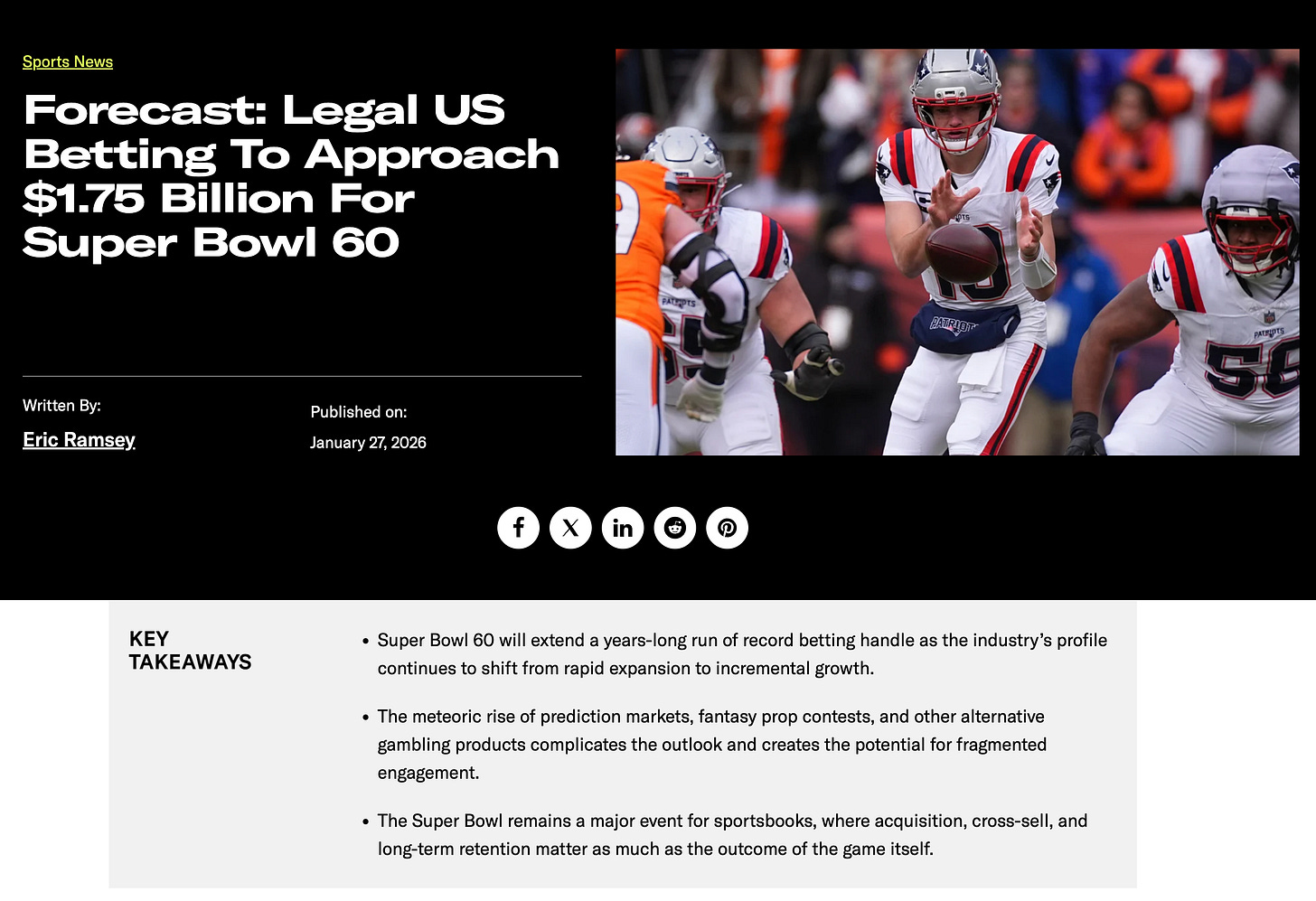 Episode 47: Super Bowl Betting Projections And Prediction Markets ...