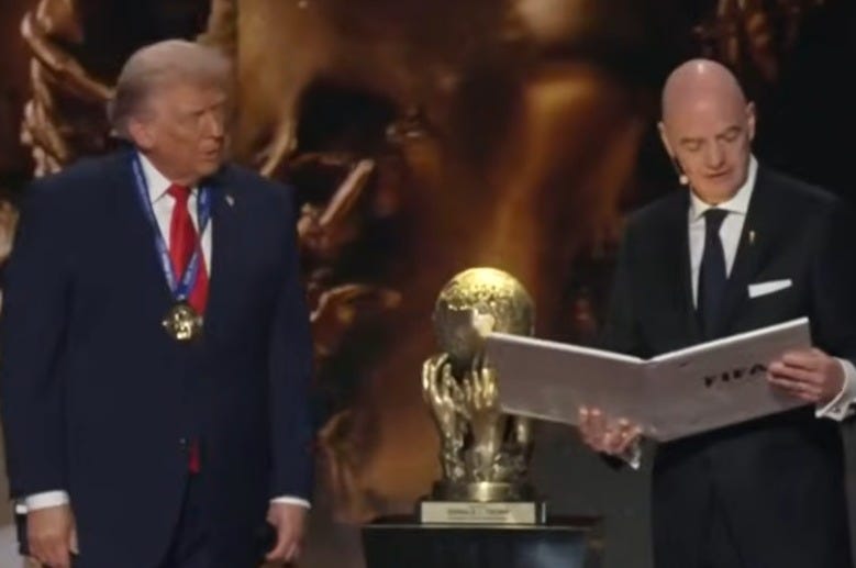 Trump Wins FIFA Participation Trophy - by Larry Walsh