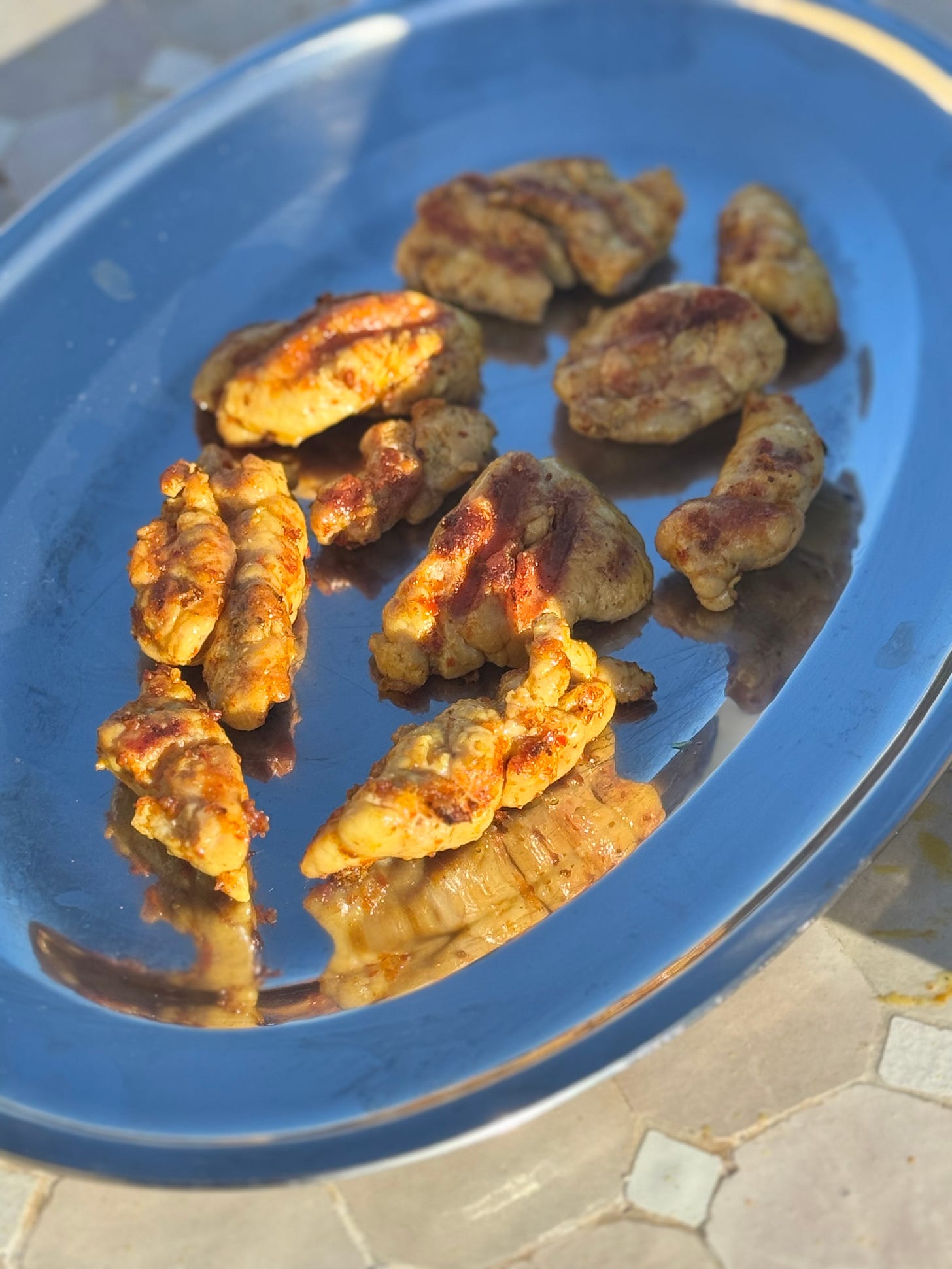 grilled lamb sweetbreads
