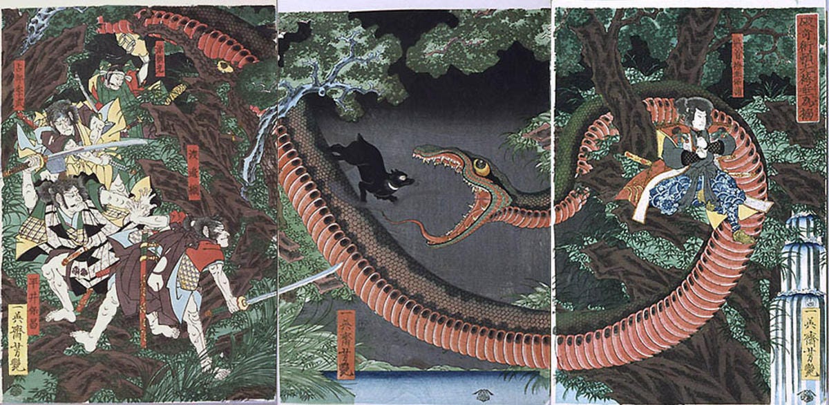 Snakes in Japanese Folklore - Hanashi by Curious Ordinary