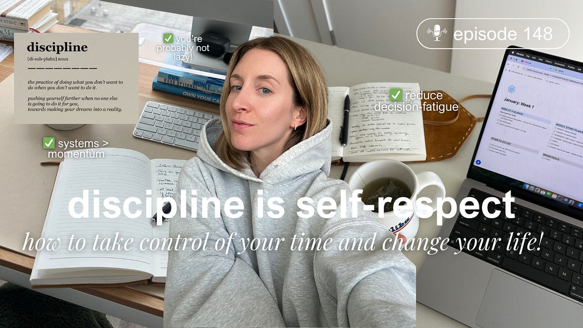 Discipline Is Self Respect, Not Productivity