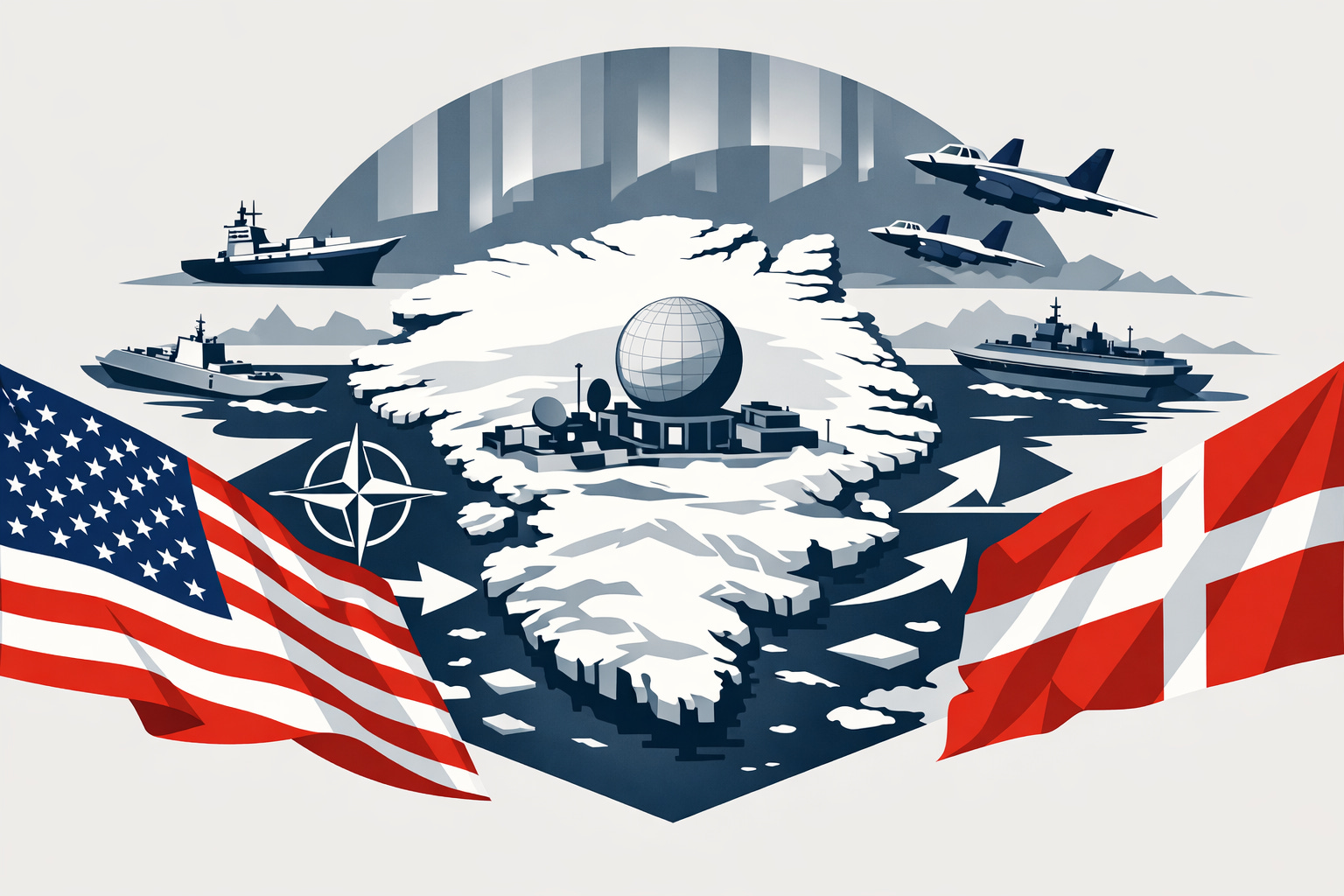 Mette brød en 2019-aftale med Trump om oprustning i Grønland ... eller ...