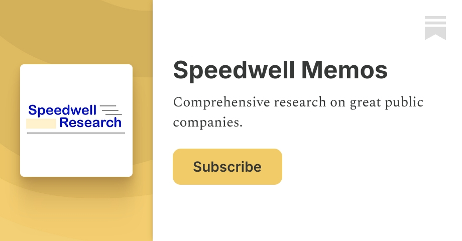Speedwell Memos | Substack