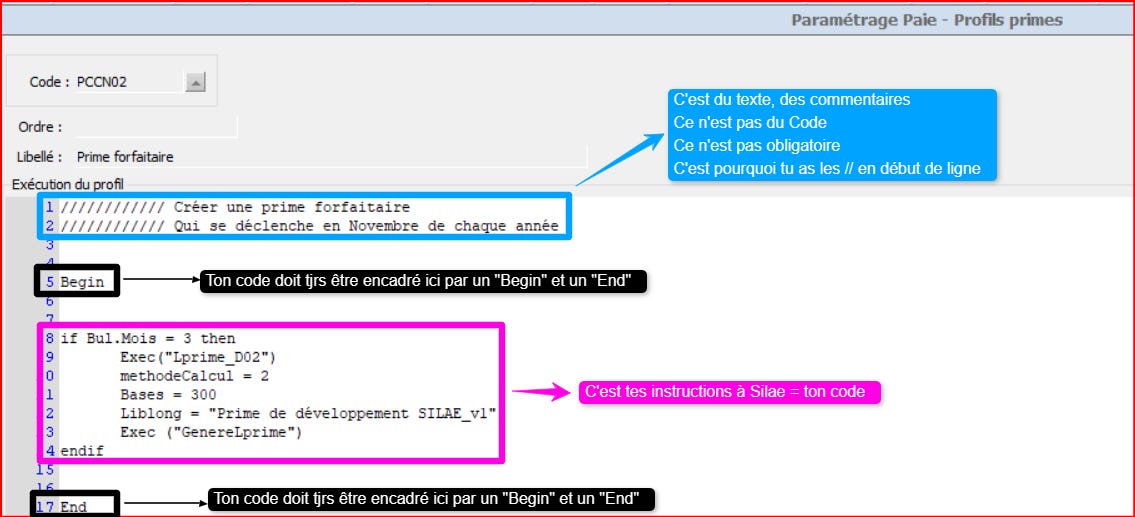 Comment créer une prime, qui se déclenche à un moment précis, se ...