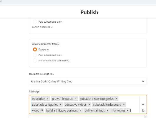 The Right Way to Use Substack Tags to Organize Your Newsletter