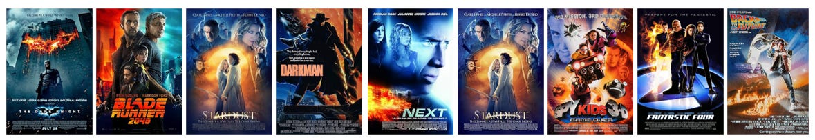 Which colours dominate movie posters and why?