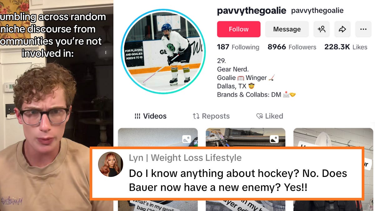 Niche TikTok Discourse: Bauer vs Pavvy The Goalie