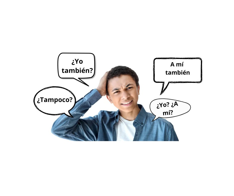 ¿"A mí también" o "yo también"?: cómo responder correctamente en español
