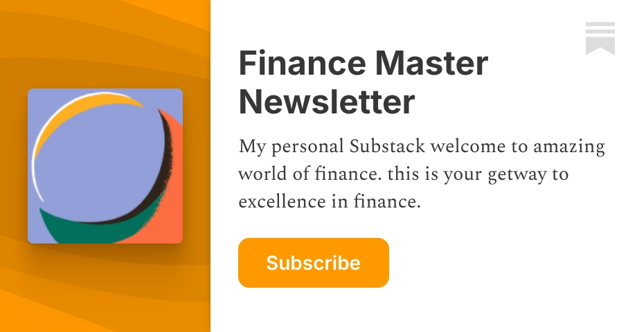 Finance Master Newsletter | Shiv Bijai Singh | Substack