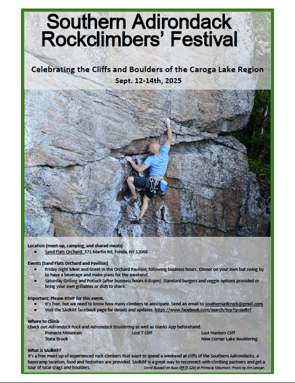 The Gunks, Fall 2025 Newsletter - by Teddy Dondanville