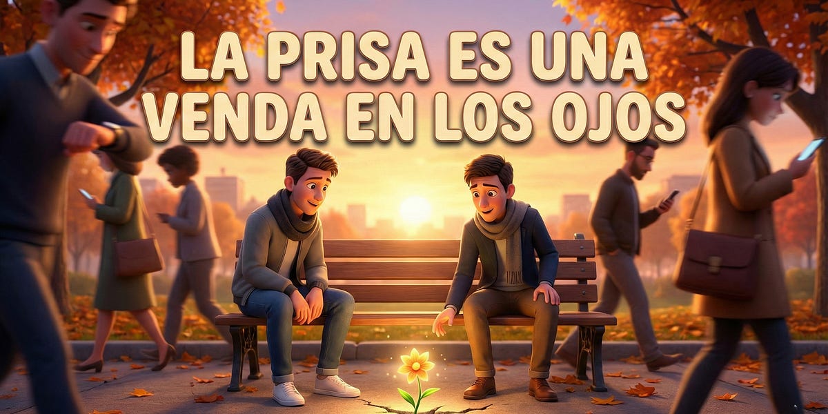 La prisa es una venda en los ojos - Avenida de la Esperanza