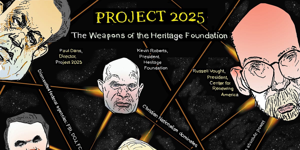 Project 2025: Vought with Peril - by Steve Brodner
