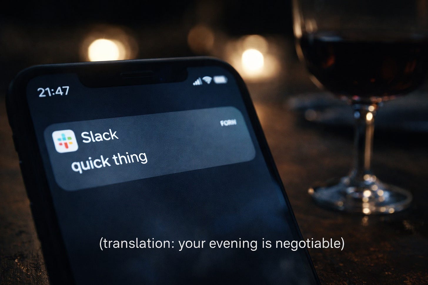 THE FUTURE (AI) IS HERE. YOUR VISION IS… PROBABLY NOT.