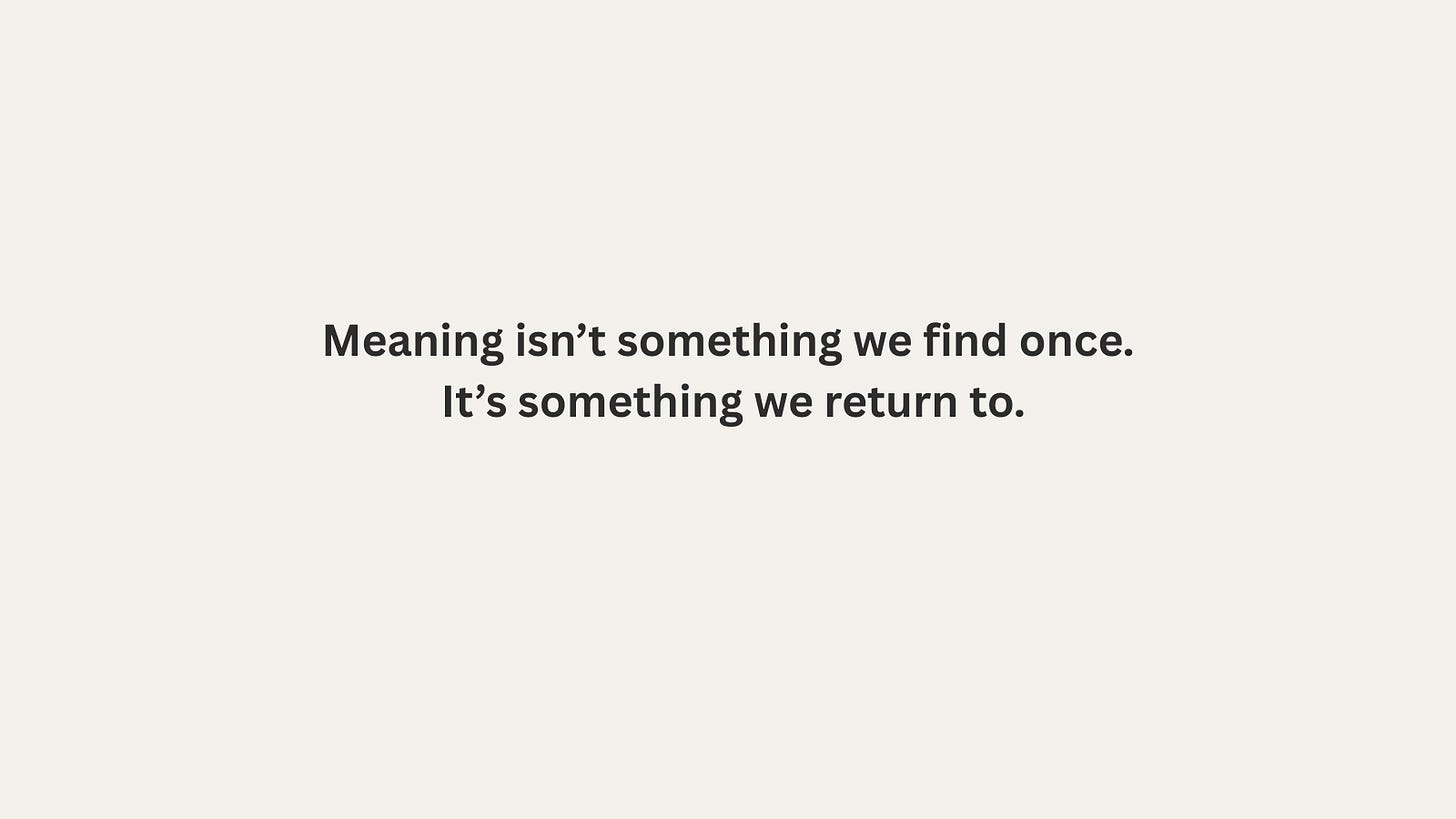 noticing something more often