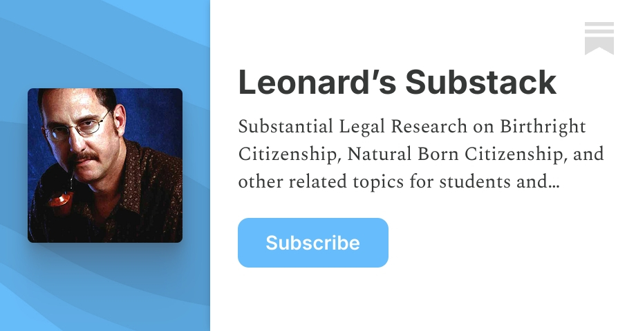 BIRTHRIGHT CITIZENSHIP FACING ORAL ARGUMENTS