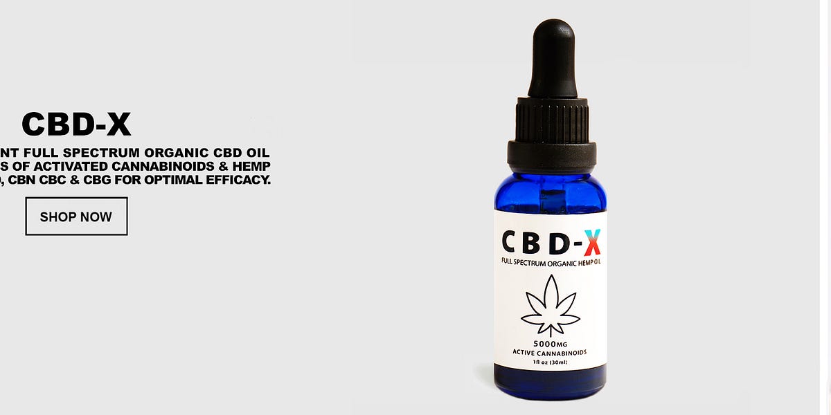 CBD-X: The Most Potent Full Spectrum Organic CBD Oil, with 5,000 ...