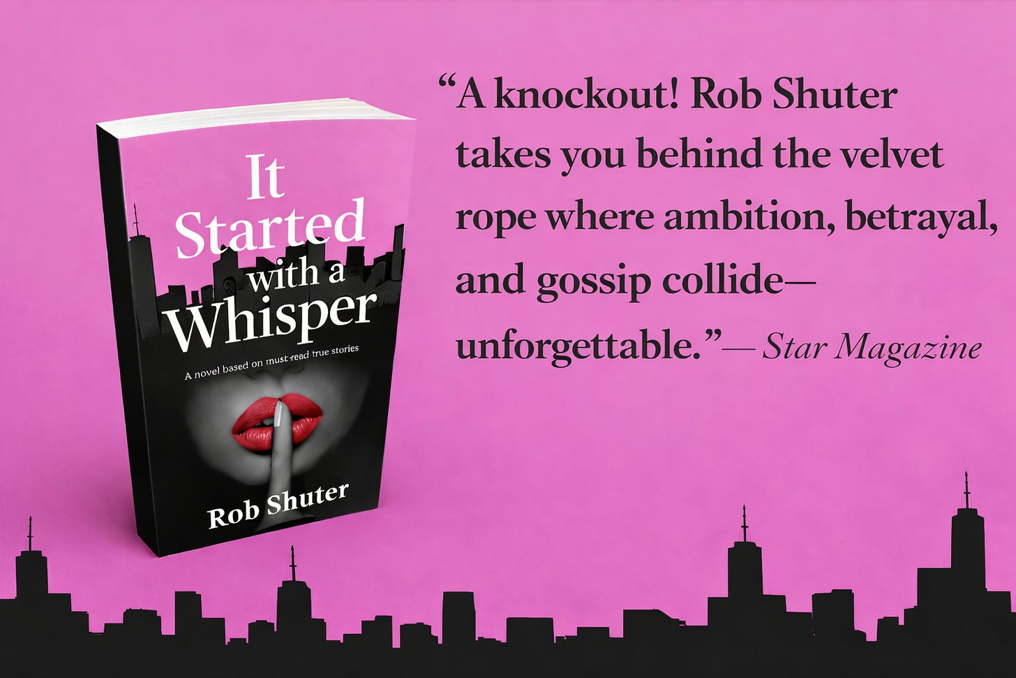 EXCLUSIVE: ROB SHUTER’S DEBUT NOVEL DROPS IN 17 DAYS — PRE-ORDER NOW