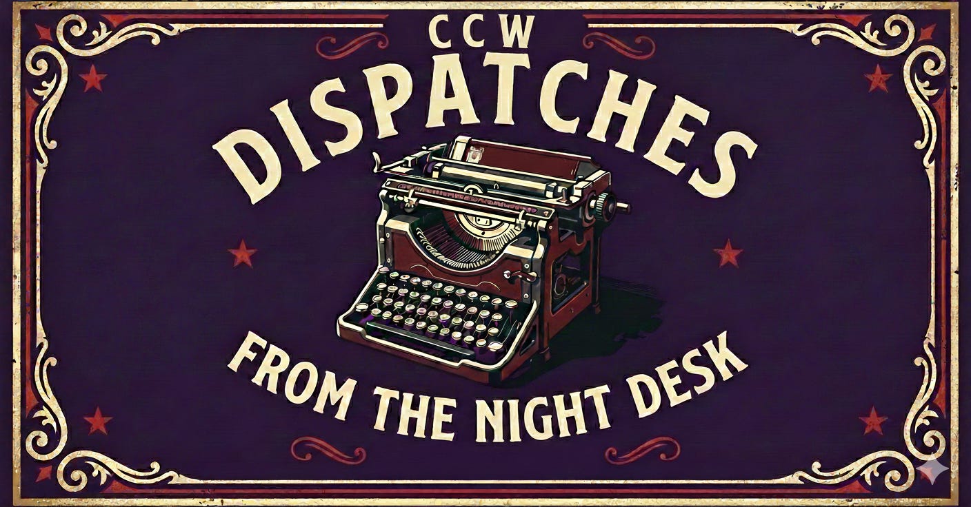 Dispatches From the Night Desk #1: Pay attention to the man behind the ...