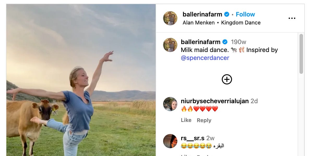 The original Ballerina Farm - Audrey Sprenger