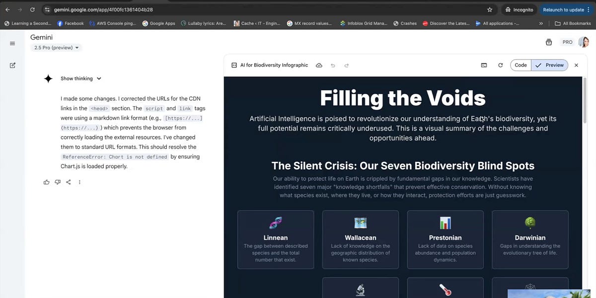 📊 Creating Visual Infographics with Google Gemini