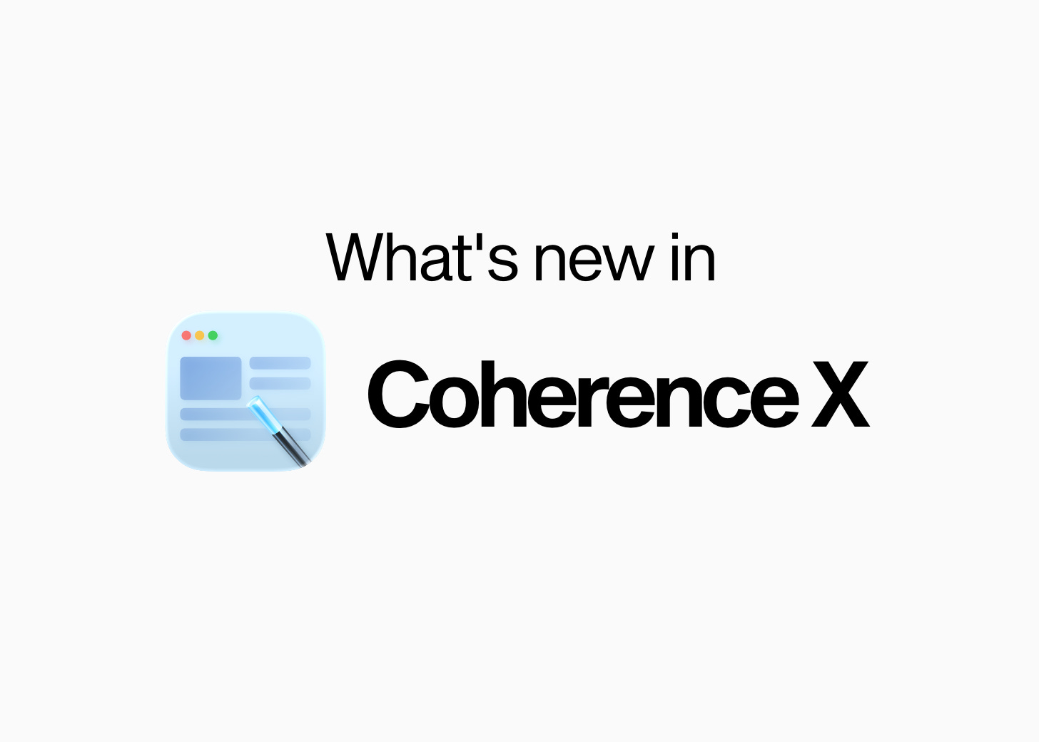 Coherence X 5.0.2 & 5.0.3 are now available - BZG