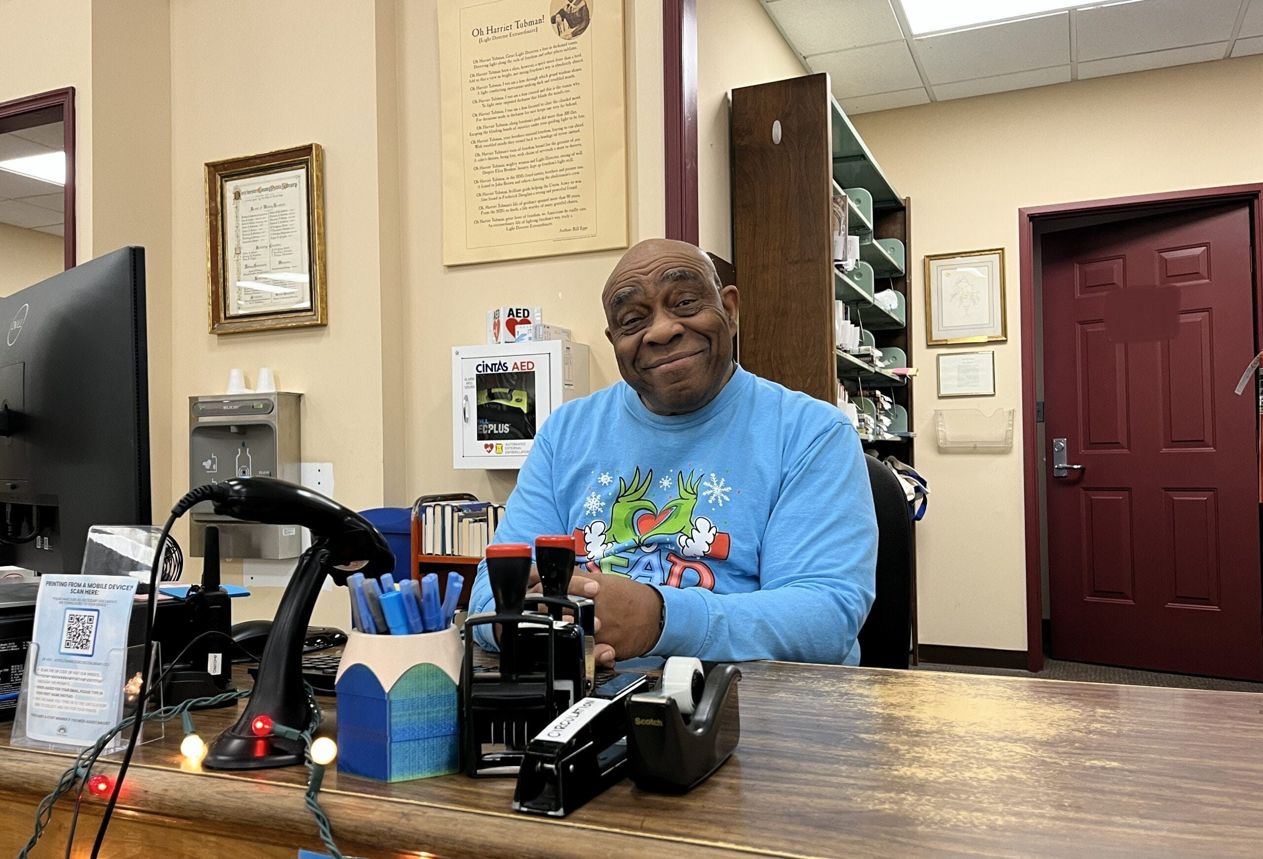 ‘Mr. Bill' at the Cambridge Library is a Poet Among Us