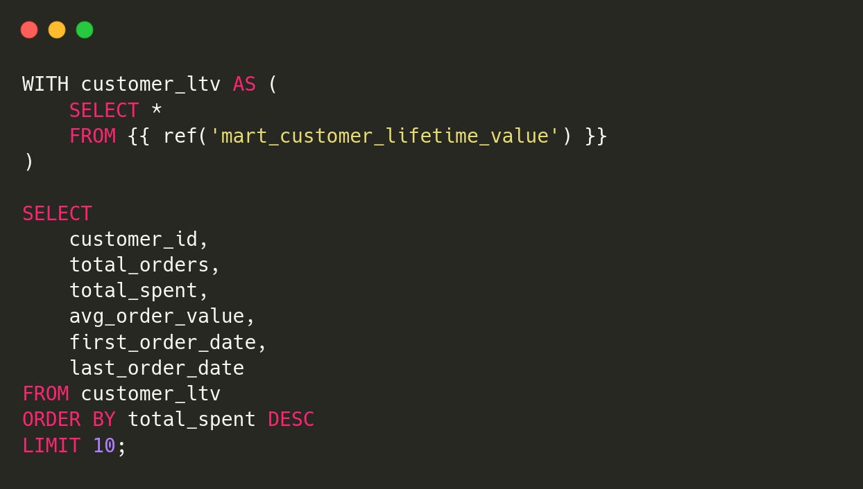 dbt in Action #3: Analyses, Materialisations and Incremental Models