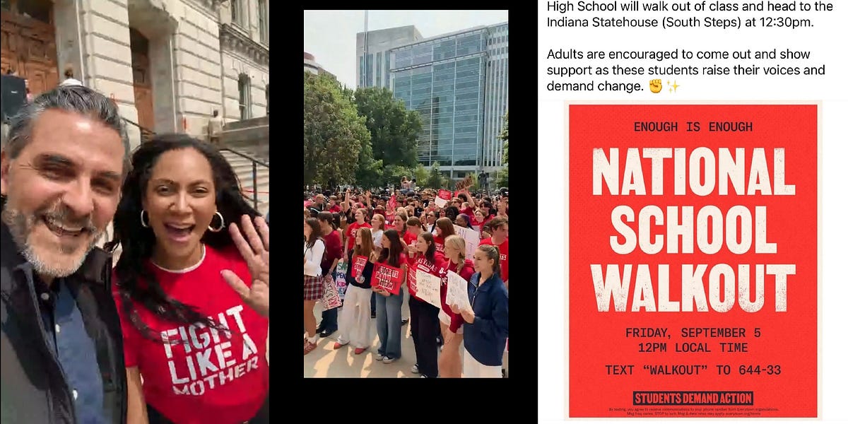 Students Demand Action to End Gun Violence: Live at the Indiana State House