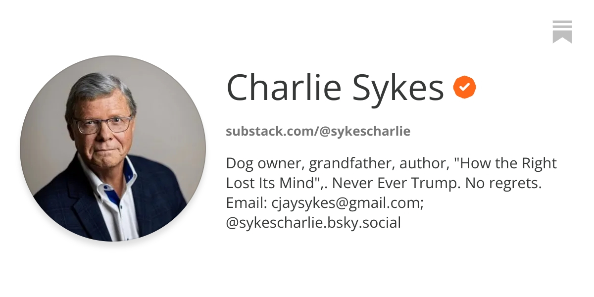 Charlie Sykes | Substack