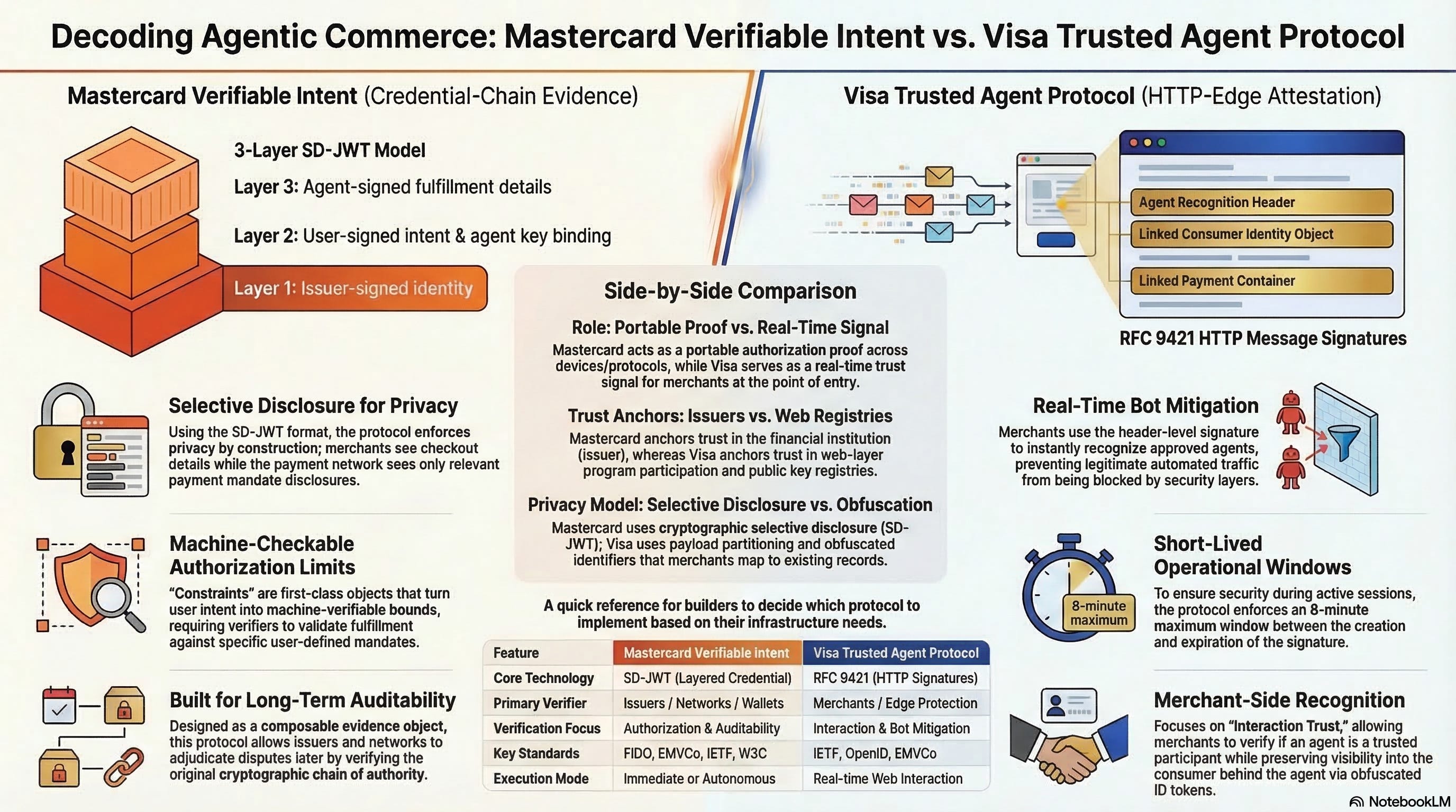 Deep Dive: Mastercard Verifiable Intent vs Visa Trusted Agent Protocol ...