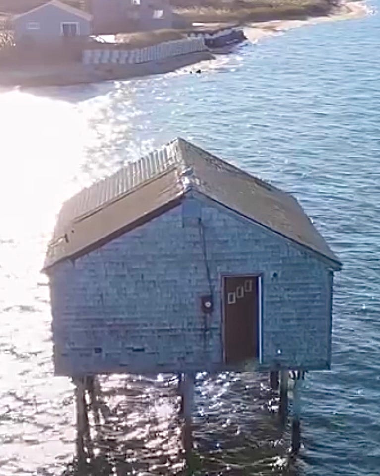 The End Of An Era: Lazy Point “Stilts” House Collapses