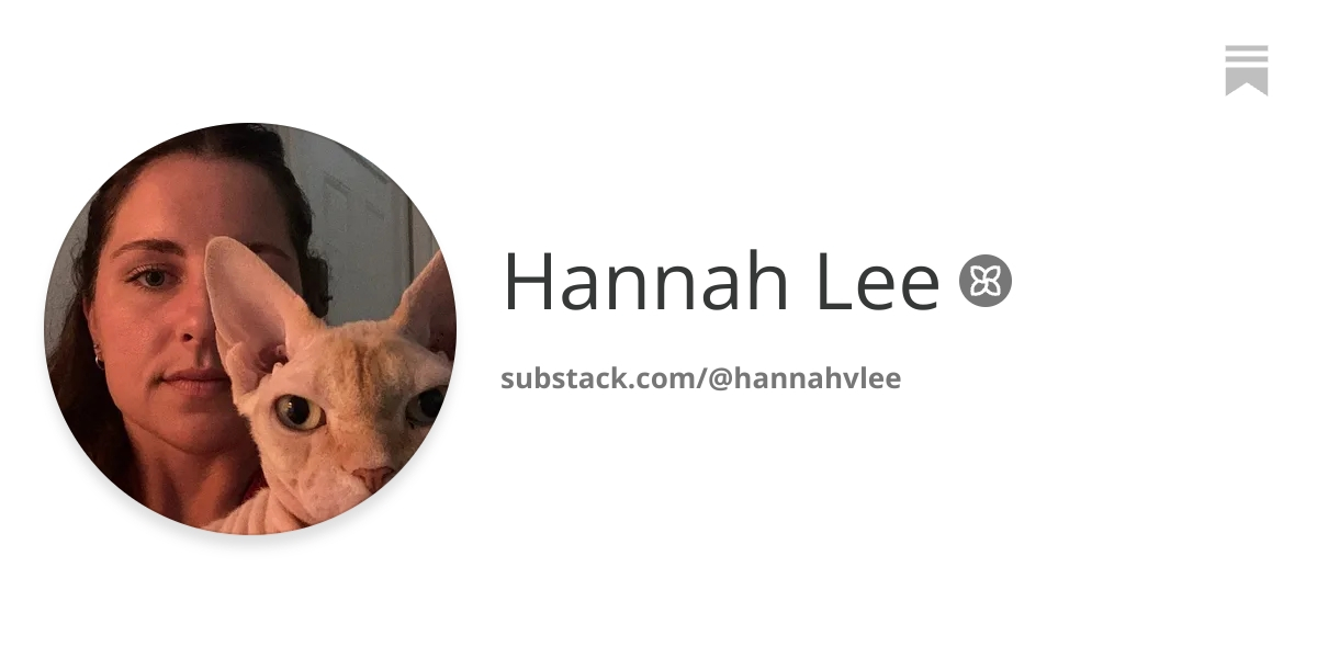 Hannah Lee | Substack
