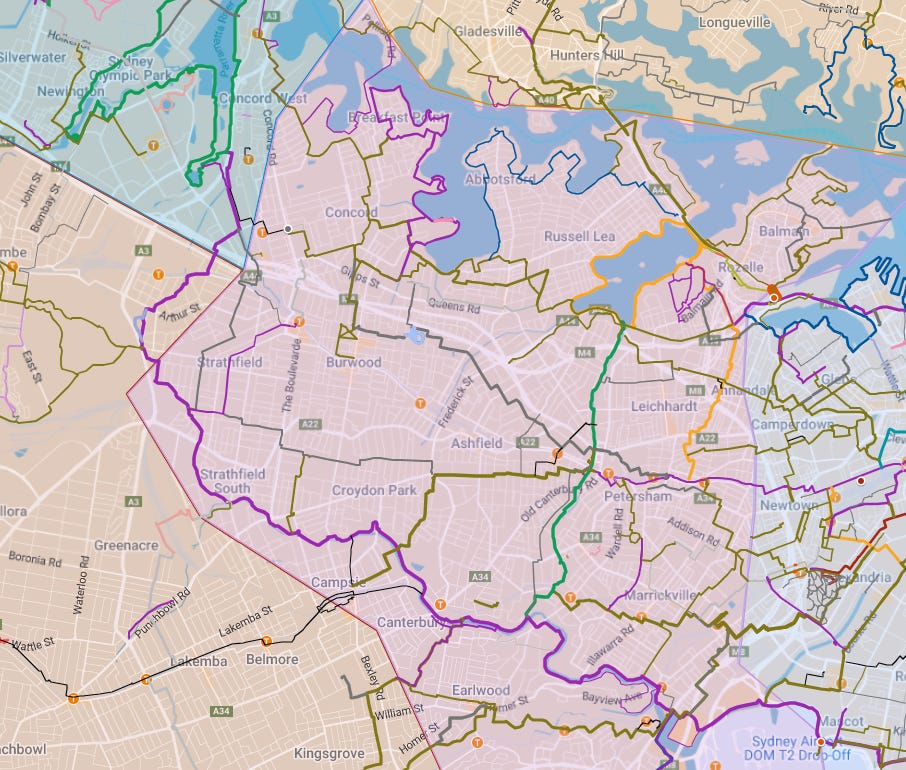 Iron Cove and Cooks River Area - CycleSydney