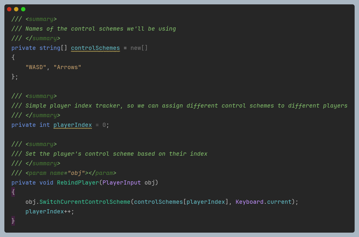 Splitting Keyboard Input in Unity - by Tom Halligan