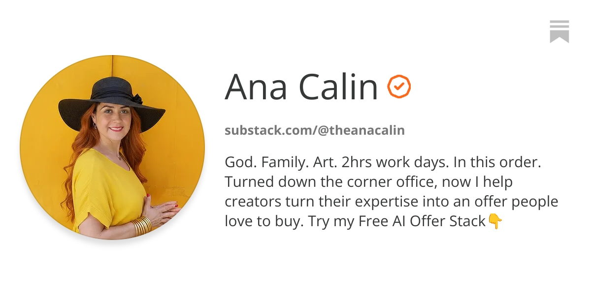 Ana Calin | Substack