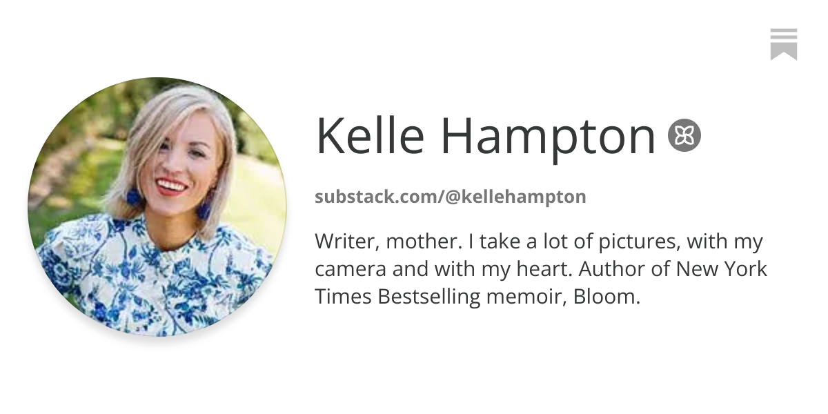 Kelle Hampton | Substack