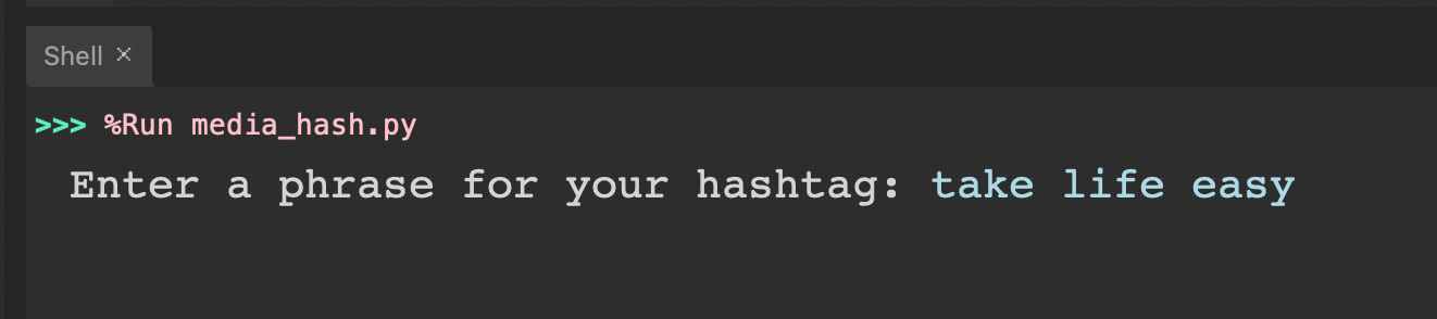 Use Python to Generate Social Media Hashtags