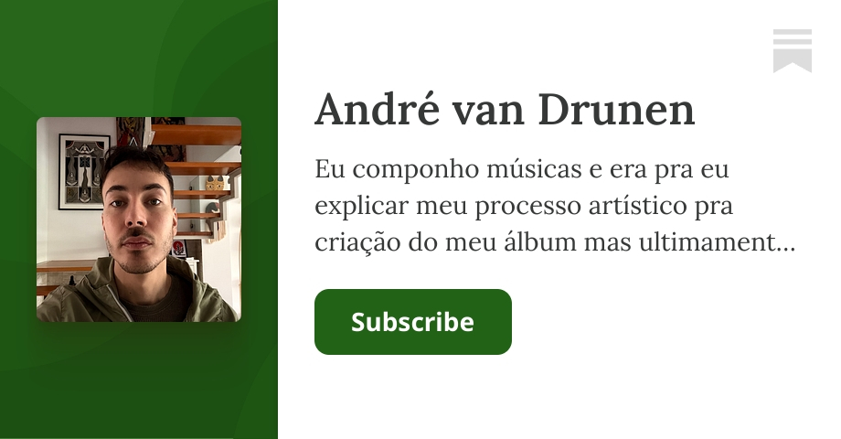 André van Drunen | Andre van Drunen | Substack