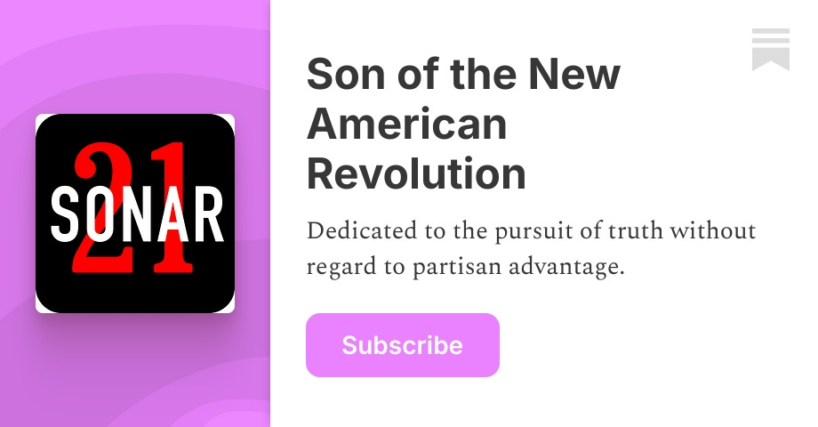 Son of the New American Revolution | Larry C Johnson | Substack
