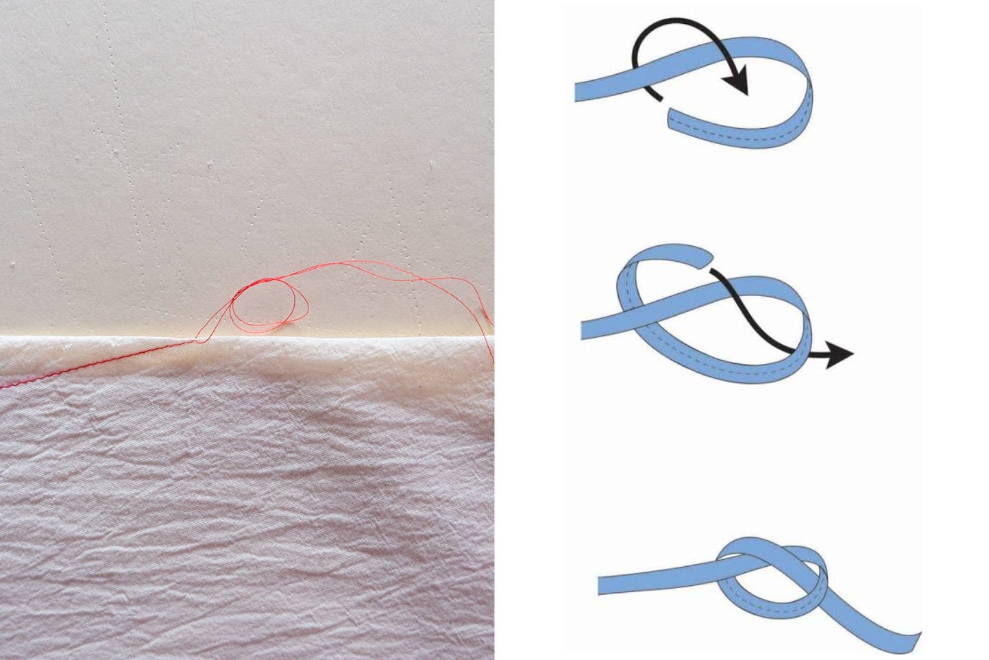 How to Tie a Tailor’s Knot (Couture Technique)