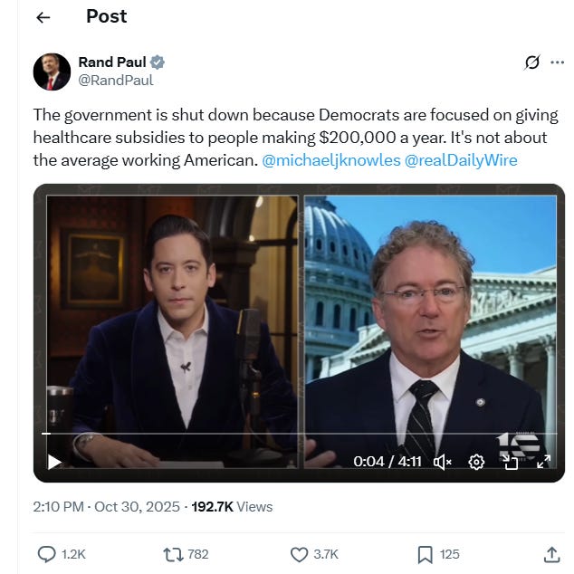 Why are Democrats GIVING Healthcare Subsidies to People who Make 200K a ...