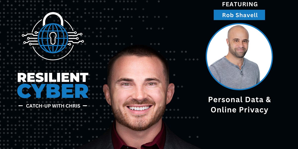 Resilient Cyber w/ Rob Shavell - Personal Data & Online Privacy