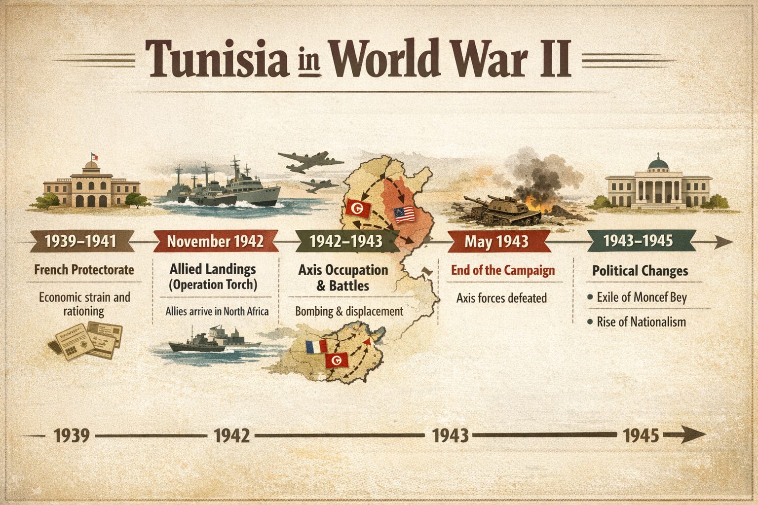 Tunisia 1939–1945: How World War II Transformed Society, Economy and ...