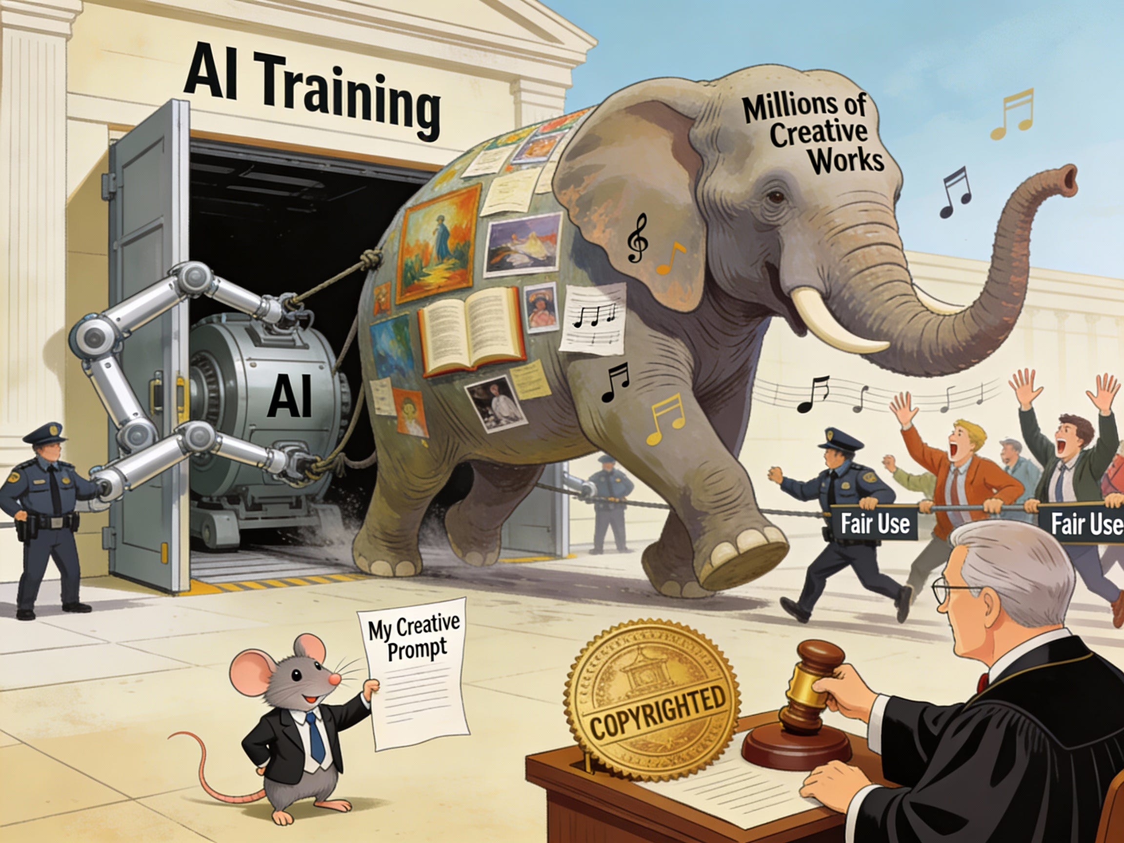 The Great IP Swindle: Why Your Prompts Matter But Your Content Doesn’t