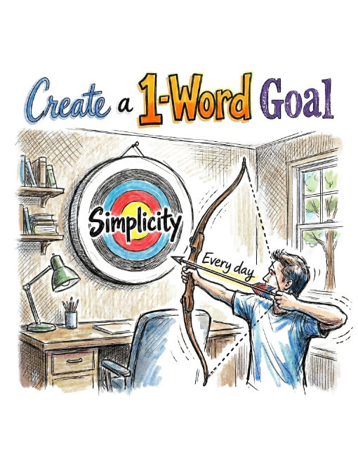Create a 1-Word Goal - by Derek Franklin - Makers of Wow!