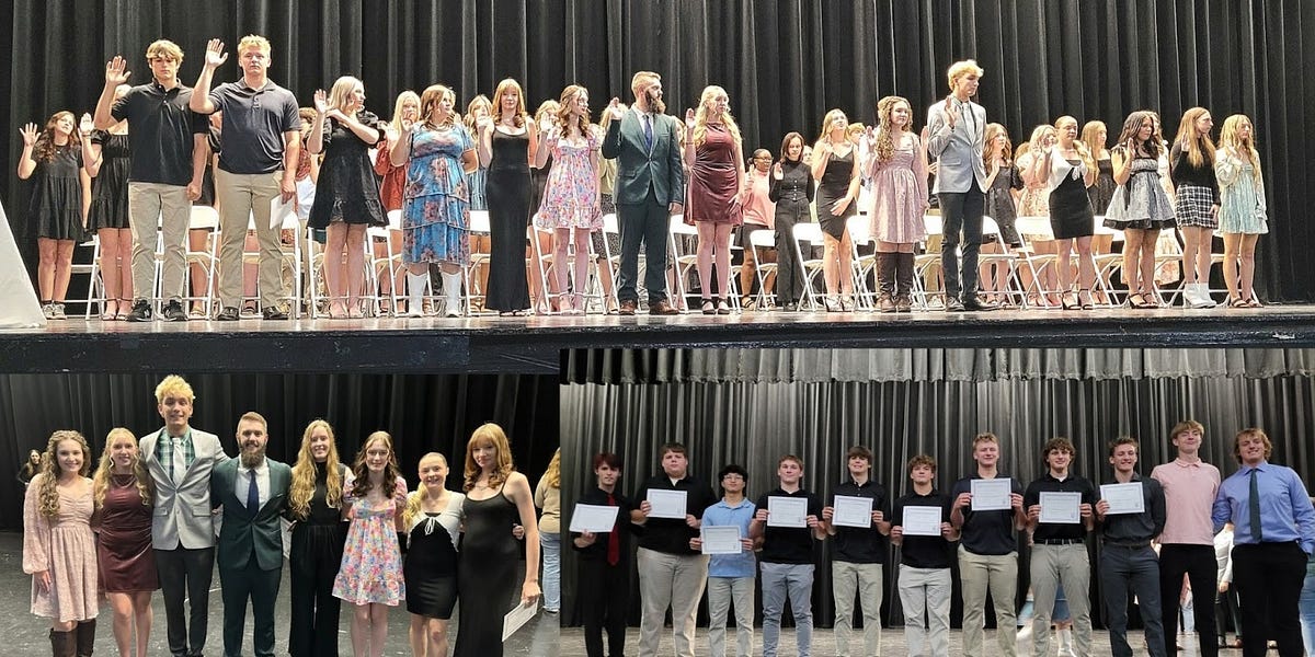 NHS Induction Ceremony: National Honor Society Inducts 37 New Members!